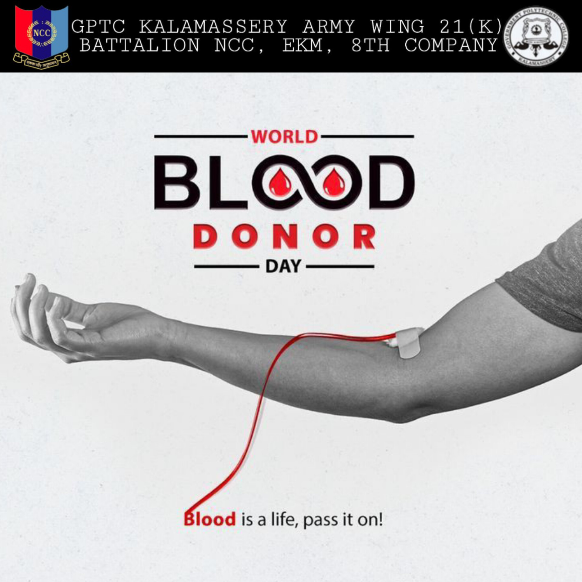 World blood donar day – India NCC