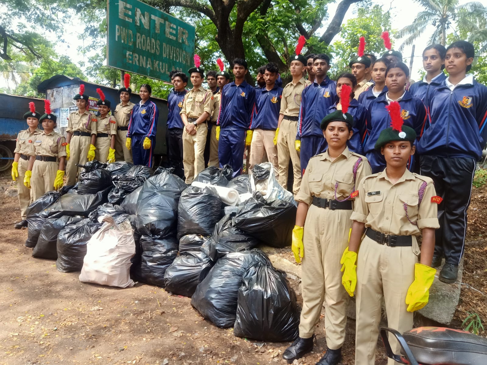 Environment day cleaning – India NCC