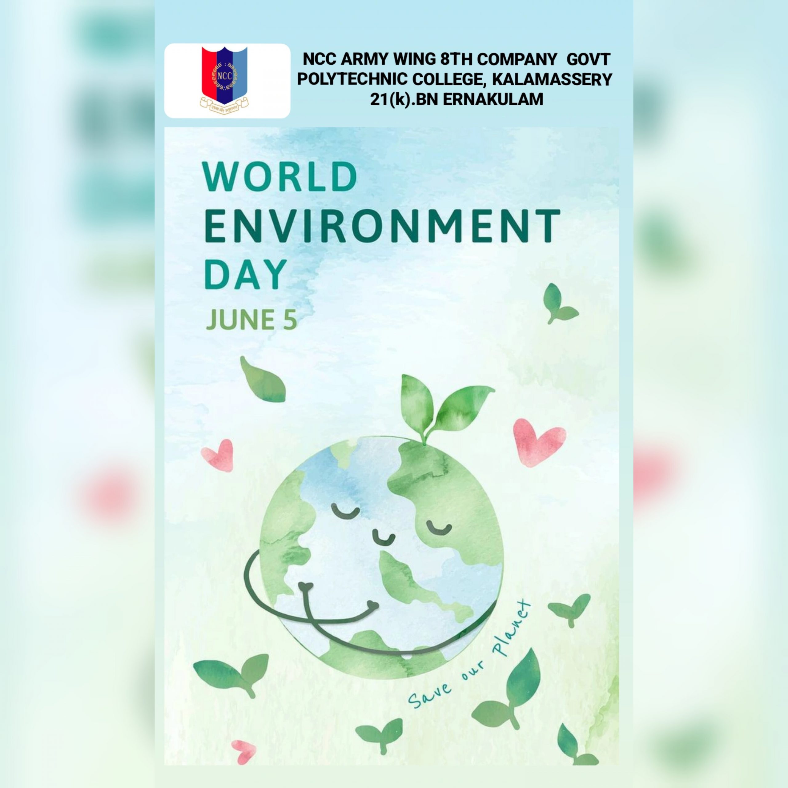 June 5th environment day – India NCC