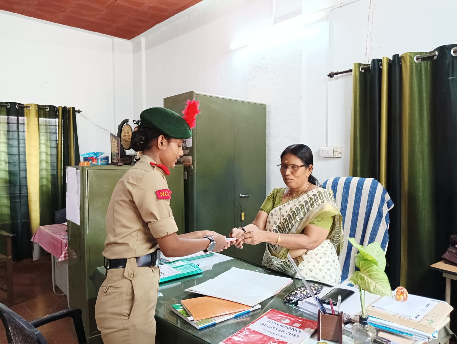 WORLD ENVIRONMENT DAY PEN DISTRIBUTION – India NCC