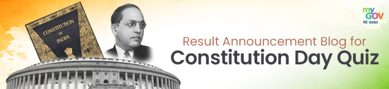 Result Announcement Blog for Constitution Day Quiz - MyGov Blogs
