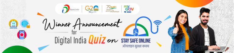 Winner Announcement for Digital India Quiz for Stay Safe Online - MyGov ...