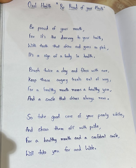 Winners Announcement for Poem Writing Competition on Oral Health ...