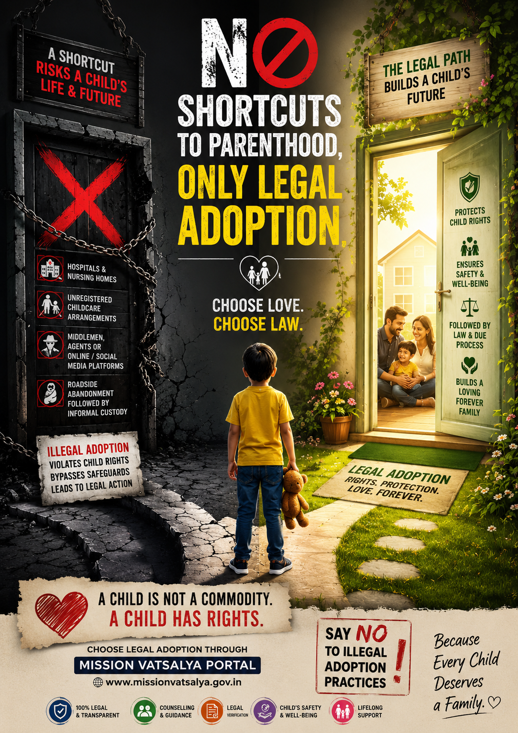 No Shortcuts to Parenthood - Poster Making Competition | MyGov