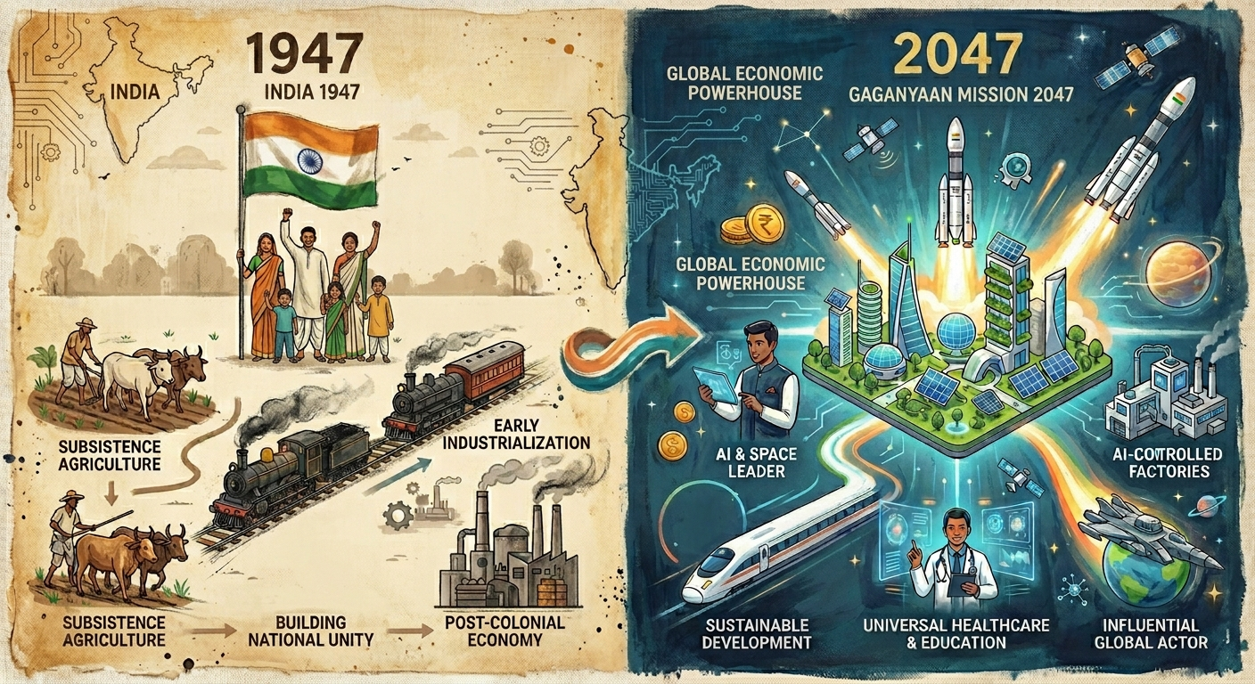 Painting Contest on India 1947 vs India 2047 | MyGov