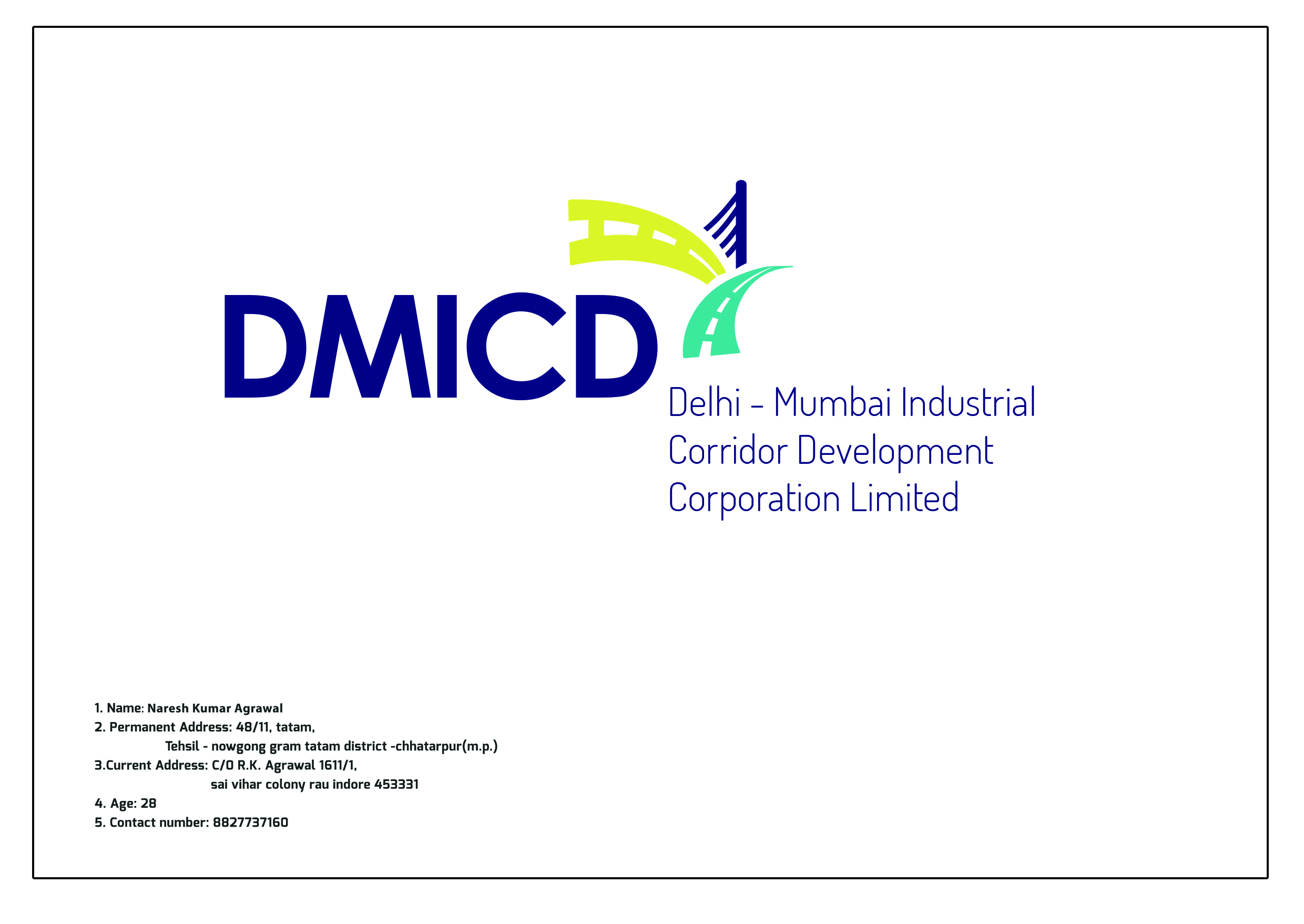 Logo Designing competition for Delhi - Mumbai Industrial Corridor ...