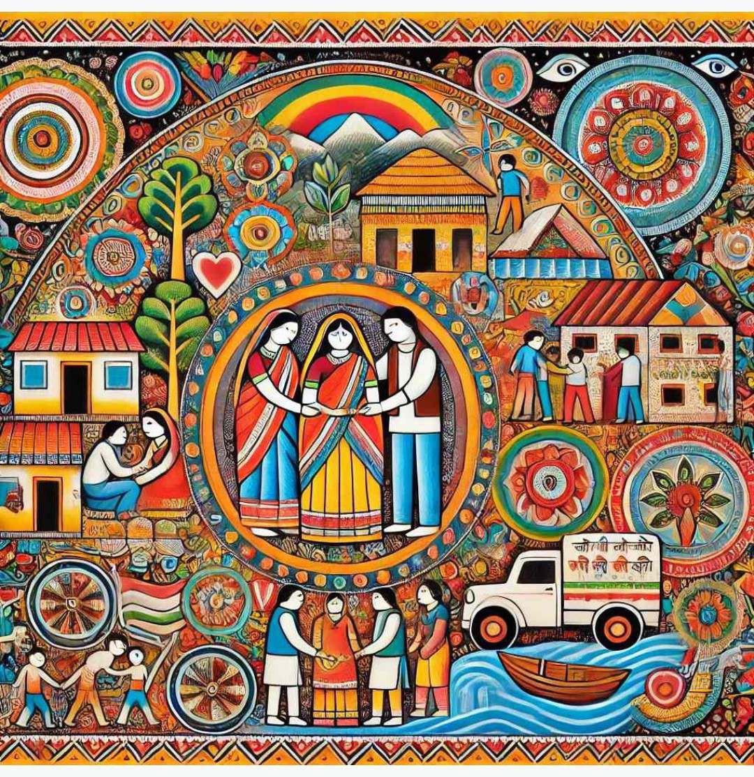 Nasha Mukt Bharat Abhiyaan Painting Competition Folk Art And ...